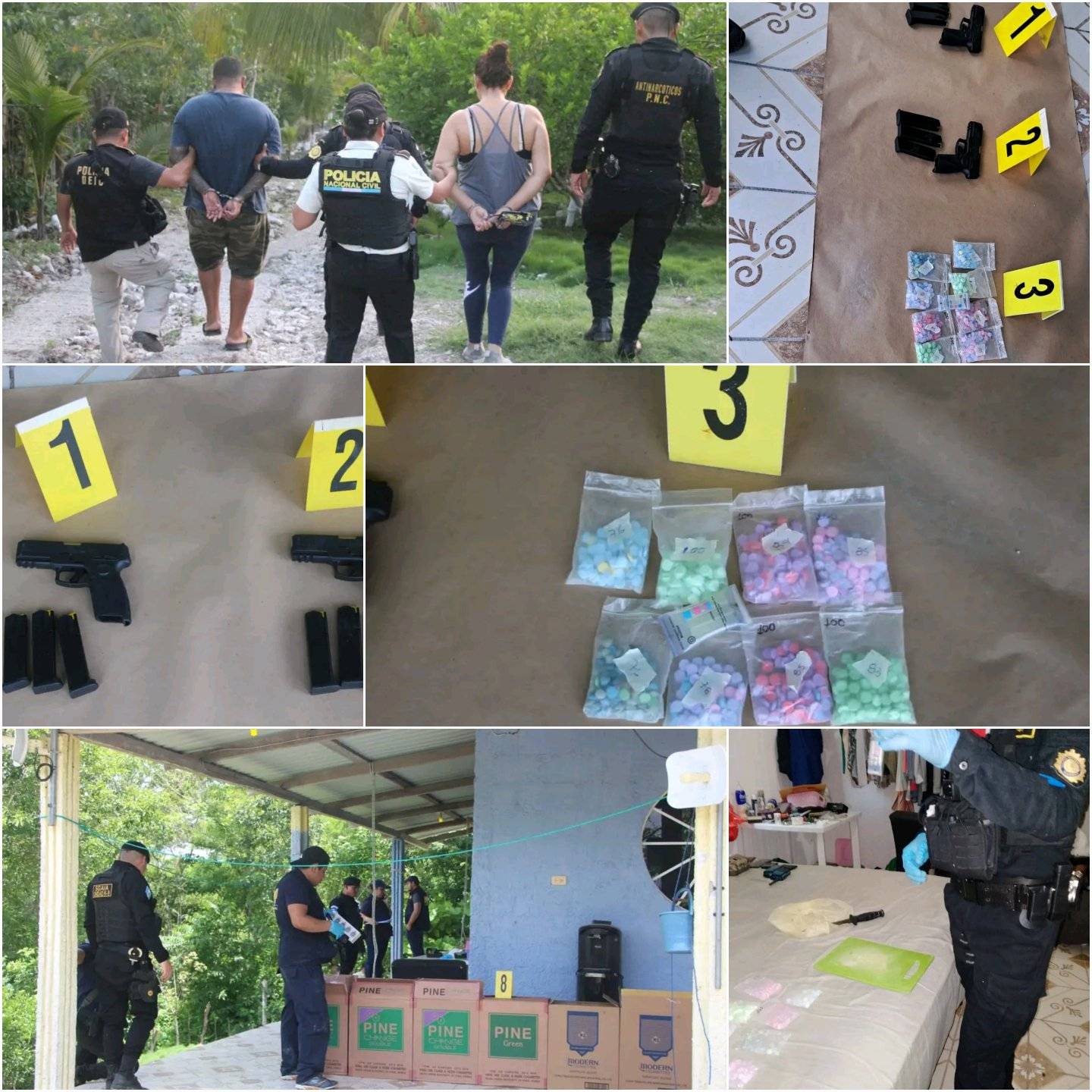 Belizean national busted in major drug and weapons raid in Guatemala