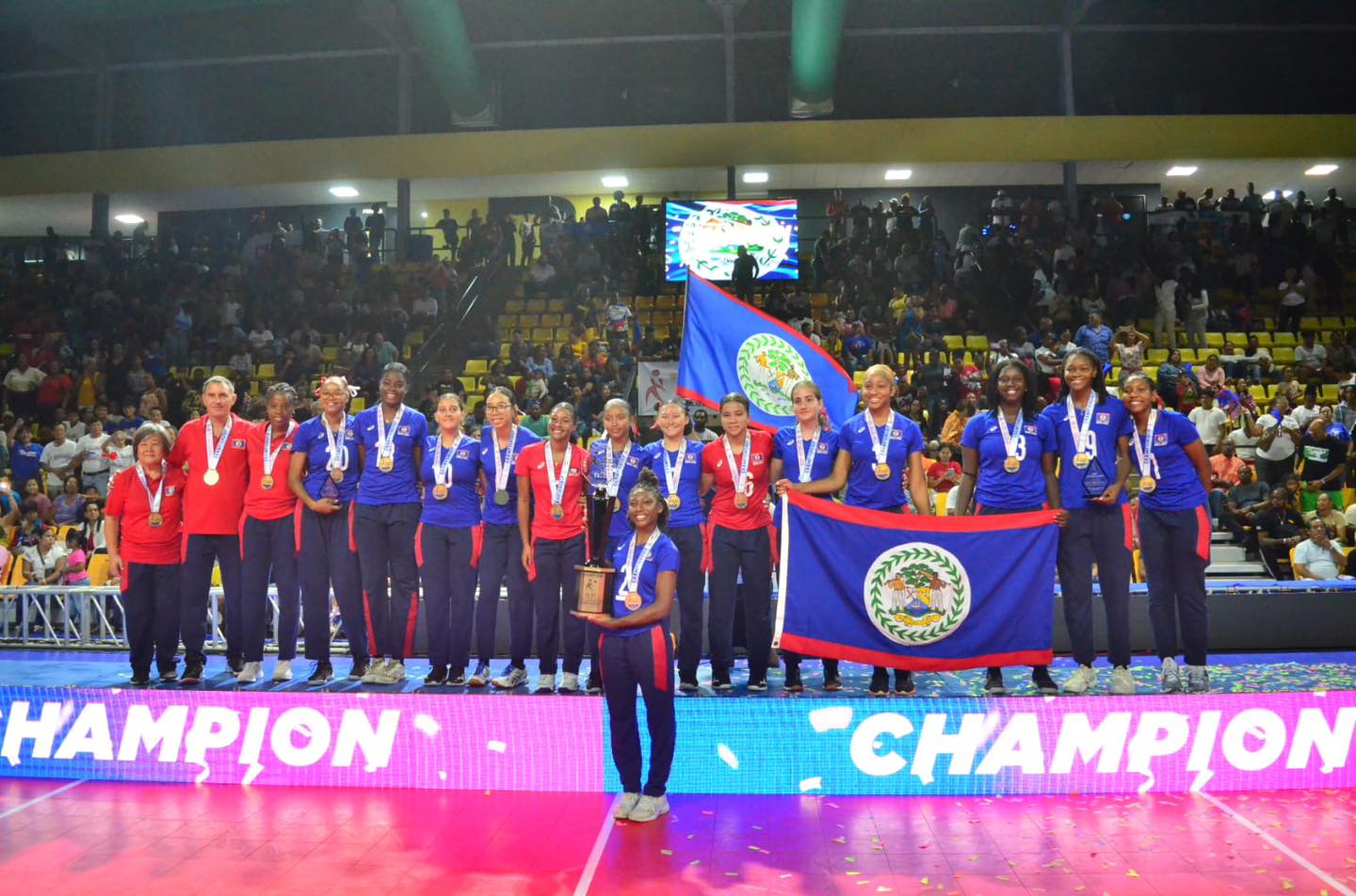 Belize Women's Volleyball Team Defeats Guatemala for Historic Gold