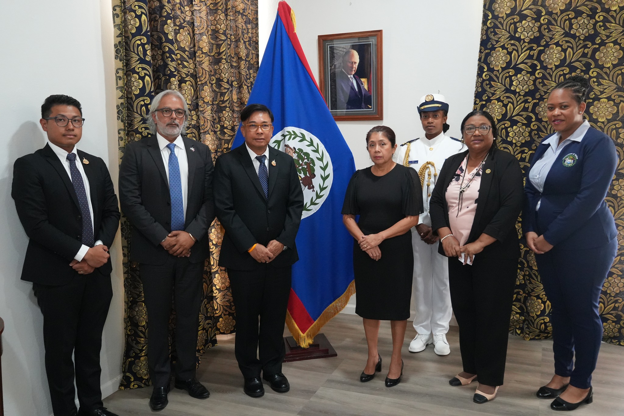 Presentation of credentials by new ambassadors to Belize